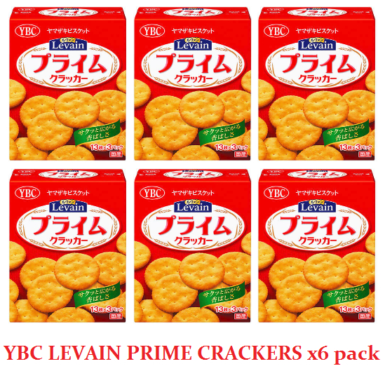 NEW! YBC Levain Prime Crackers x6 packs DIRECT EXPORT FROM JAPAN ...