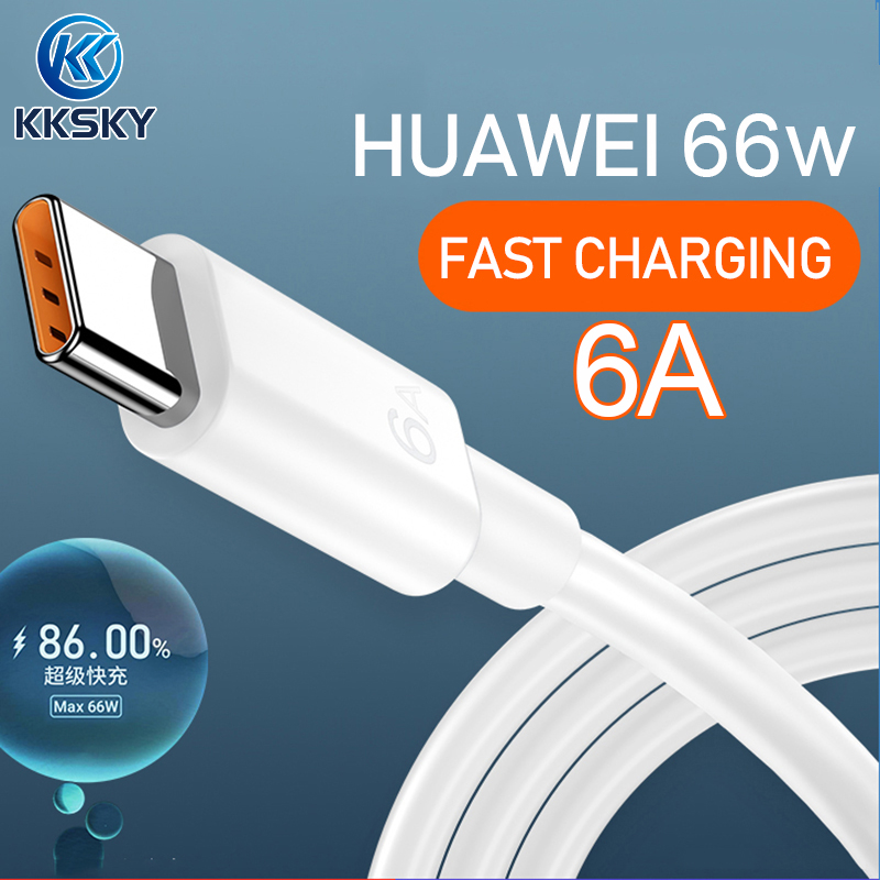KKSKY สายชาร์จเร็ว Type C 6A Micro Fast Charging 66W Usb Charger Data ...