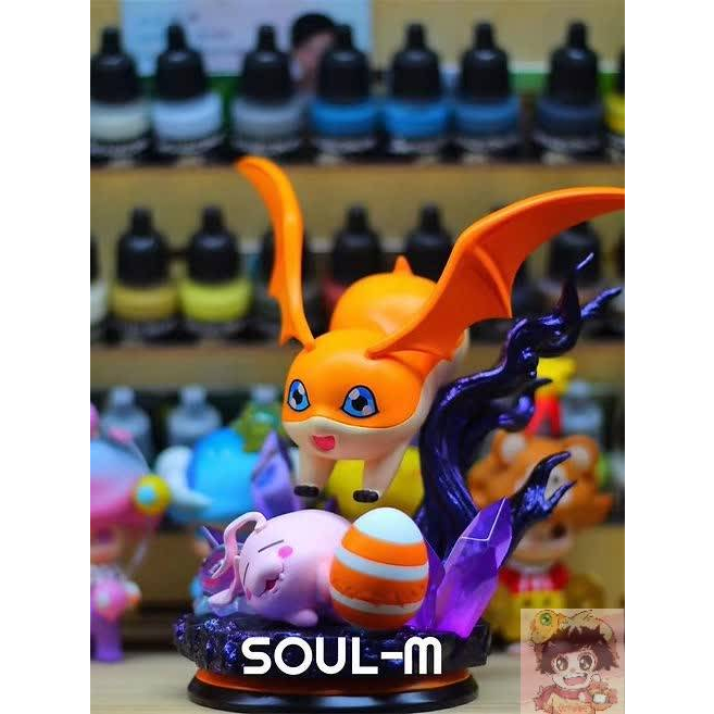 Soul-M Studio - Digimon Adventure Patamon with Tokomon and Poyomon ดิจิ ...