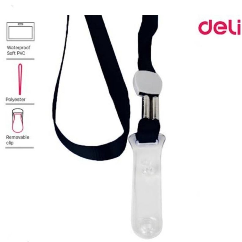 Deli สายคล้องบัตร ป้าย พร้อมส่ง | Shopee Thailand