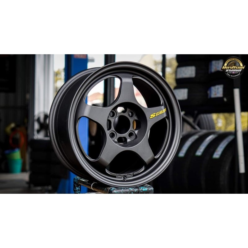 ล้อเบา Spoon Rota ก้านยก 15×7 et35 ดำด้าน ราคา 4 ล้อ | Shopee Thailand