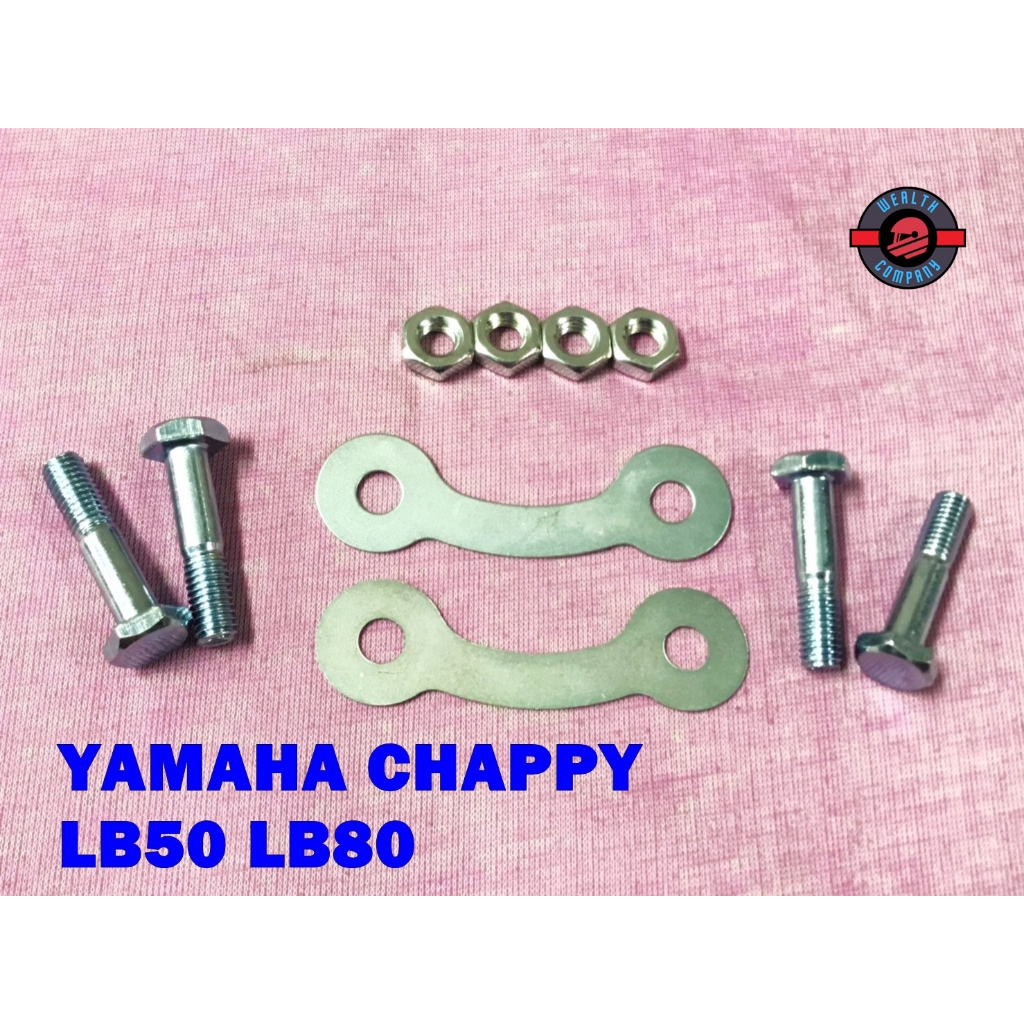 #น๊อตสเตอร์หลัง YAMAHA CHAPPY LB50 LB80 // Rear Sproket Bolt and Spacer ...