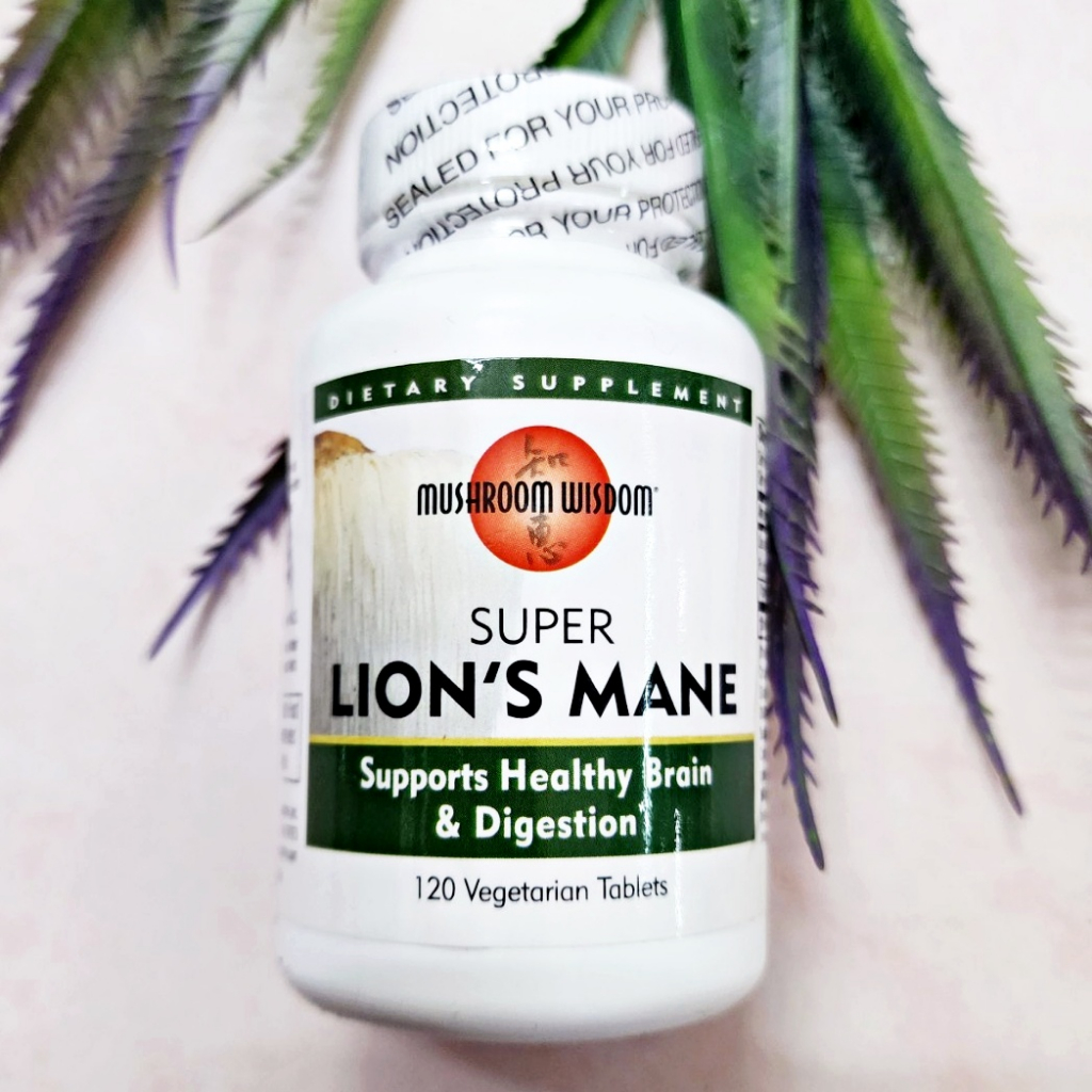 [Mushroom Wisdom®] Super Lion's Mane 120 Vegetarian Tablets สารสกัดจาก ...