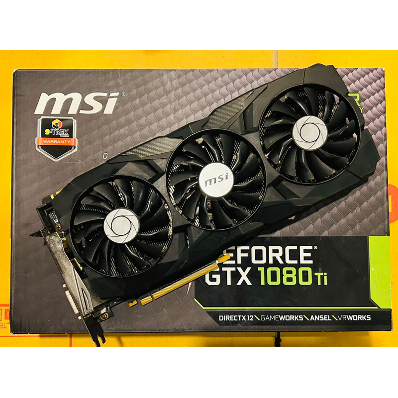 MSI GTX 1080TI 11GB DUKE | Shopee Thailand