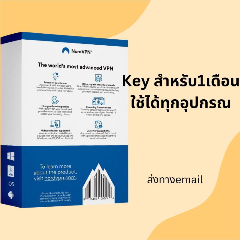 Nord Vpn Subscription (Global) | Shopee Thailand