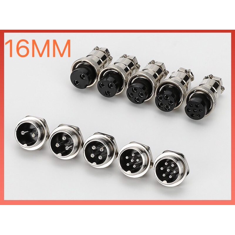 GX16ตัวเชื่อมต่อโลหะ GX16 2, 3, 4, 5, 6, 7, 8 Pin ชาย & หญิงวงกลมปลั๊ก ...