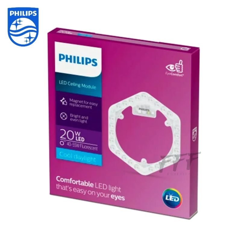 [PHILIPS] LED Circular MOD 20W / 25W แผงโมดูล LED โคมเพดานกลม แสงขาว ...