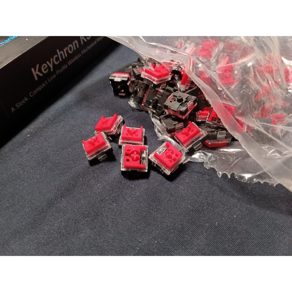 [ของแท้] Keychron Red switch(Gateron low profile optical switches ...