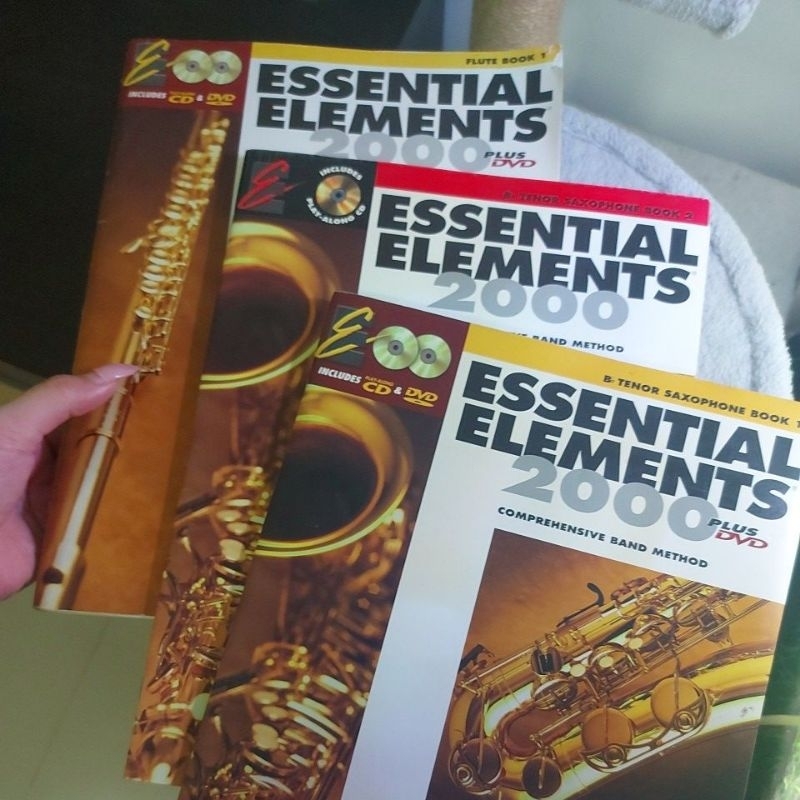 หนังสือ Essential Elements 2000 พร้อม CD สอน มีเล่ม Saxophone book 1-2 ... หนังสือ Essential Elements 2000 พร้อม CD สอน มีเล่ม Saxophone book 1-2 ...