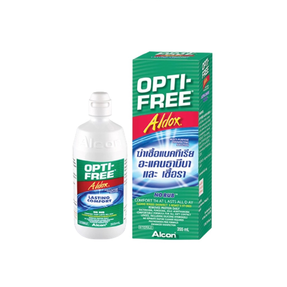 Alcon OPTI-FREE Replenish Alcon pure moist น้ำยาล้างและแช่คอนแทคเลนส์ ...