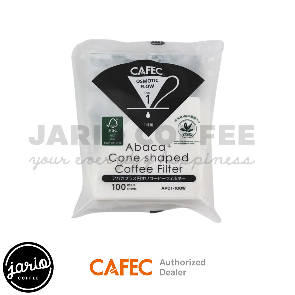 JARIO x CAFEC กระดาษกรองกาแฟ Abaca/Abaca+ 100 แผ่น CAFEC Abaca/Abaca+ ...