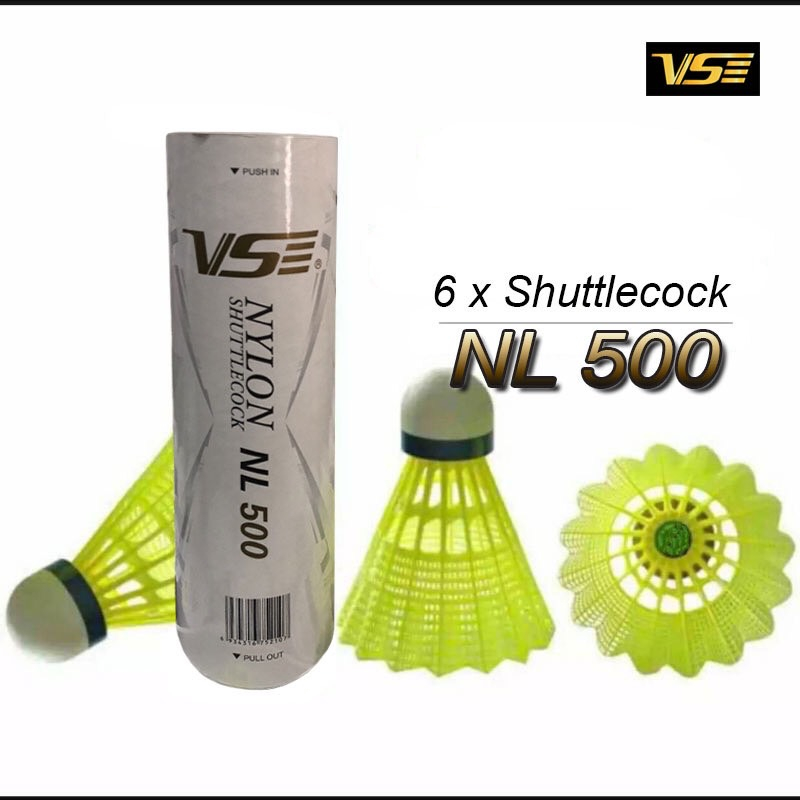 VENSON ลูกแบดมินตัน ลูกพลาสติก รุ่น NL 500 Speed Slow บรรจุ 6 ลูก/หลอด ...