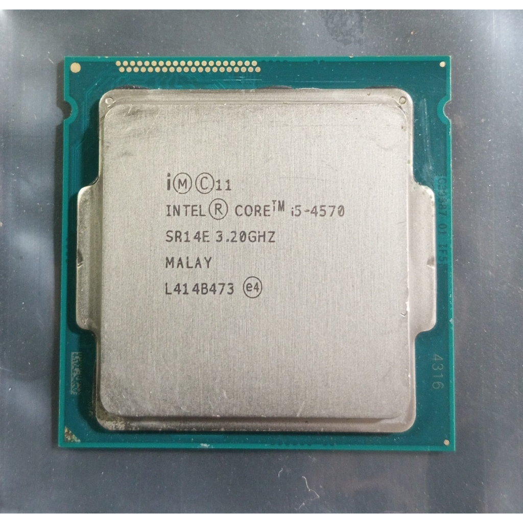 Intel Core i5-4570 3.2GHz 4Cores 4Threads Socket 1150 Gen4 | Shopee ...