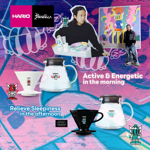 Hario x Benzilla Limited Collaboration ชุดดริปกาแฟ อุปกรณ์ ดริปกาแฟ Driper Sever (292 293 294 ...