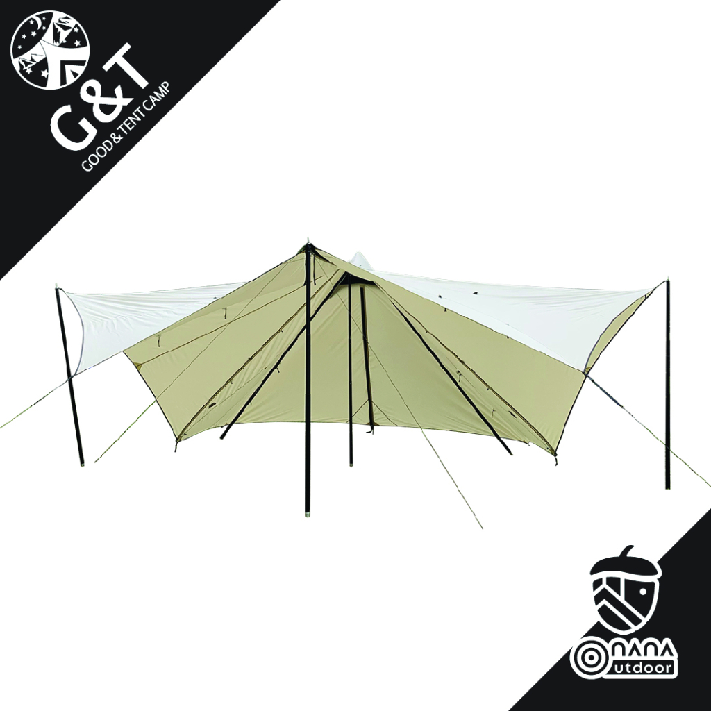 Good & Tent Frill Dragon Tarp Ivory | Shopee Thailand