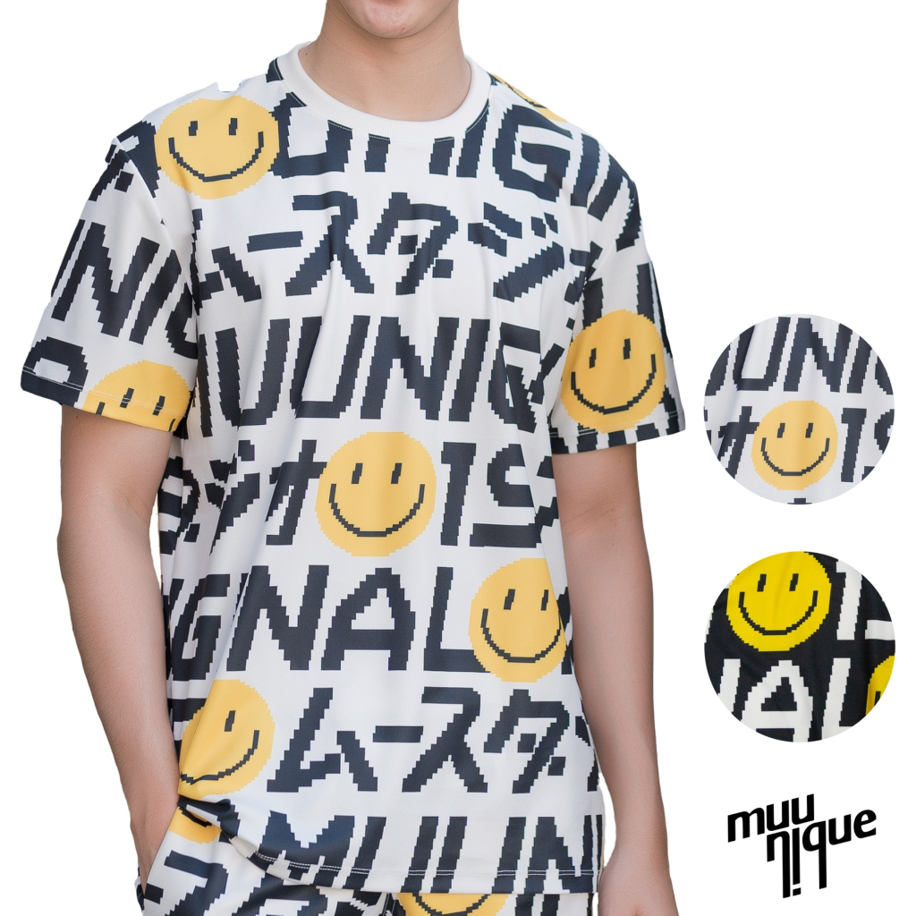 MUUNIQUE JP.T-shirt เสื้อยืด รุ่น Smile MNQ | Shopee Thailand