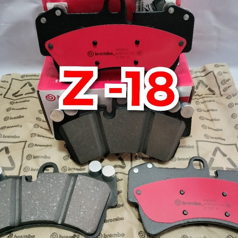 ผ้าเบรคหน้าbrembo คาเยนน์ 17Z - 18Z ตรงรุ่น NANO เซรามิก | Shopee Thailand