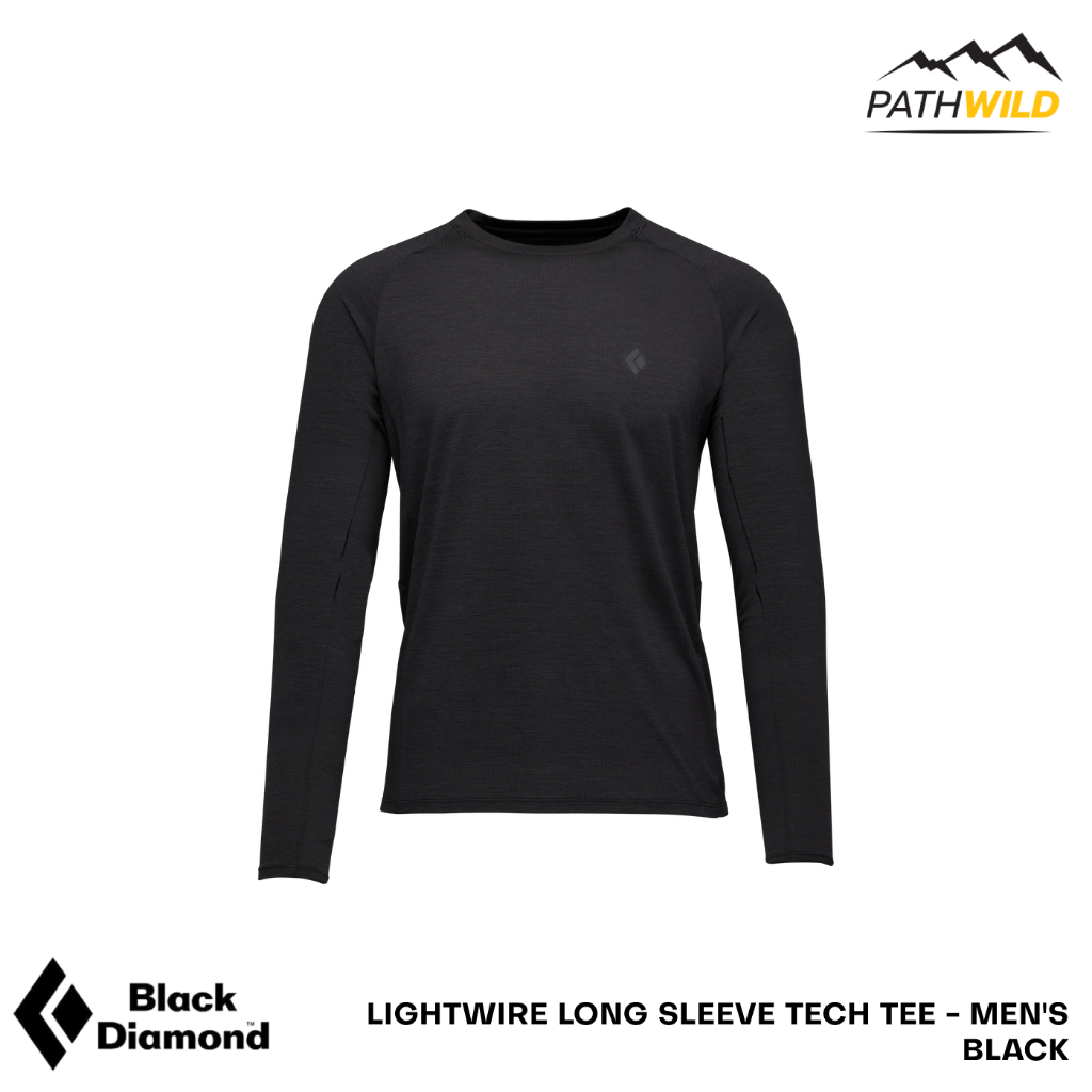 เสื้อยืดแขนยาว BLACK DIAMOND LIGHTWIRE LONG SLEEVE TECH TEE - MEN’S ...