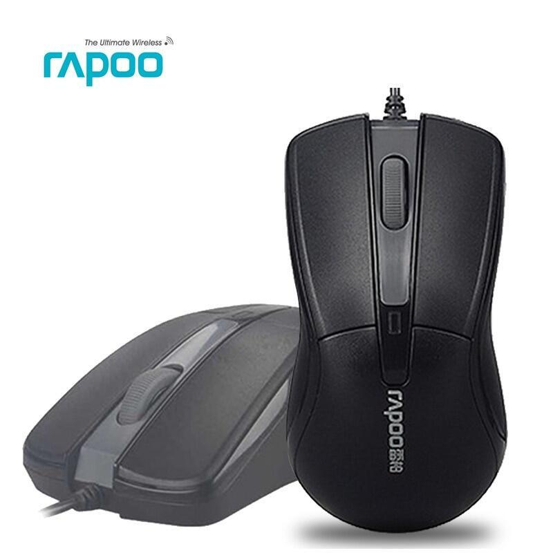 MOUSE RAPOO WIRELESS OPTICAL BLACK (N1162) | Shopee Thailand