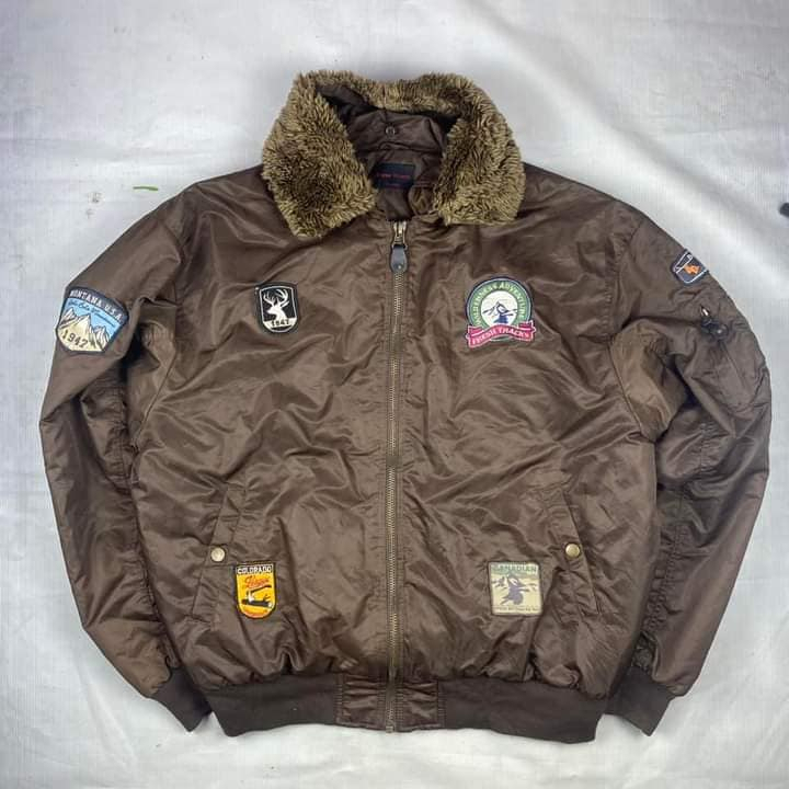 เสื้อเเจ็กเก็ตมือ 2 Flying jacket b15 | Shopee Thailand