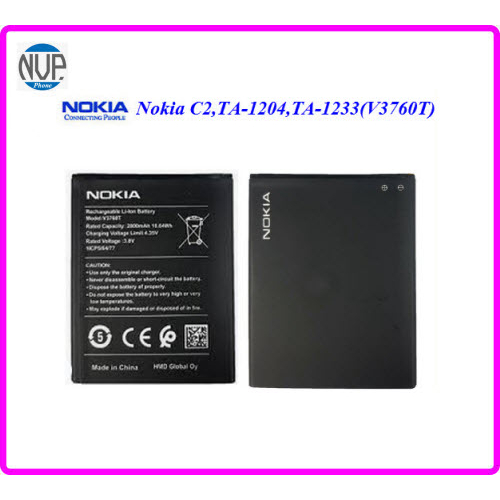 แบตเตอรี่ Nokia C2,TA-1204,TA-1233(V3760T) | Shopee Thailand