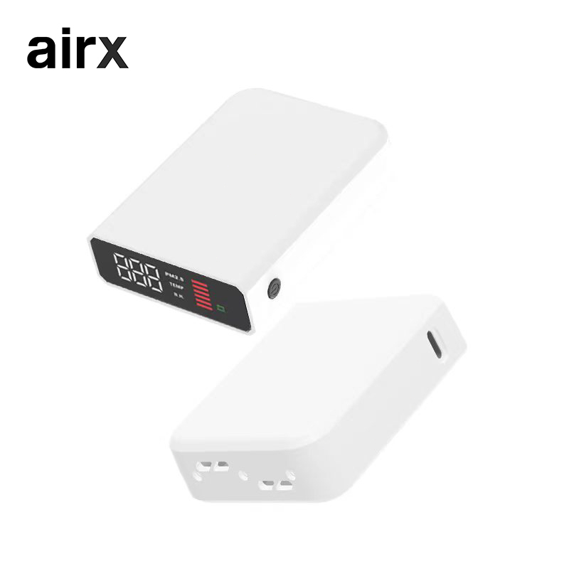 Airx เครื่องวัด pm2 5 เครื่องวัดค่าฝุ่น PM2 5 จอ LED สีขาว เครื่องวัด pm 2 5 เครื่องวัดค่าฝุ่น ...