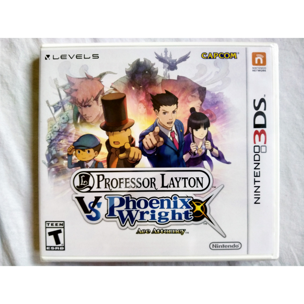 Professor Layton vs Phoenix Wright Ace Attorney 3DS US ENG มือ 1 สำหรับสายสะสม | Shopee Thailand