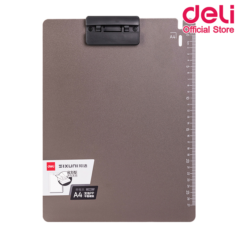 Deli กระดานคลิปบอร์ด A4 แนวตั้ง คลิปบอร์ด คลิปบอร์ดรองเขียน กระดานรอง ...