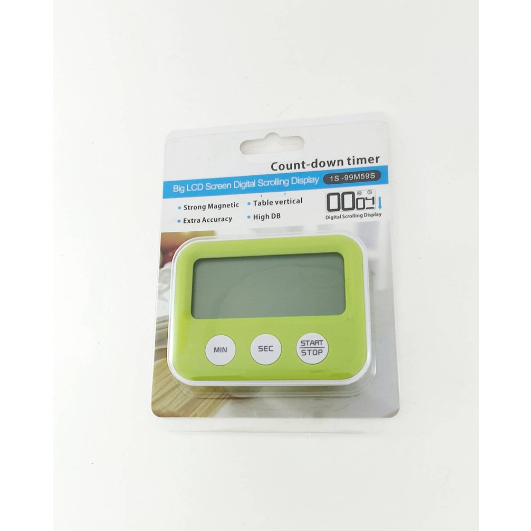 Big LCD Screen Digital Scrolling Countdown Kitchen Timer นาฬิกาดิจิตอล ...