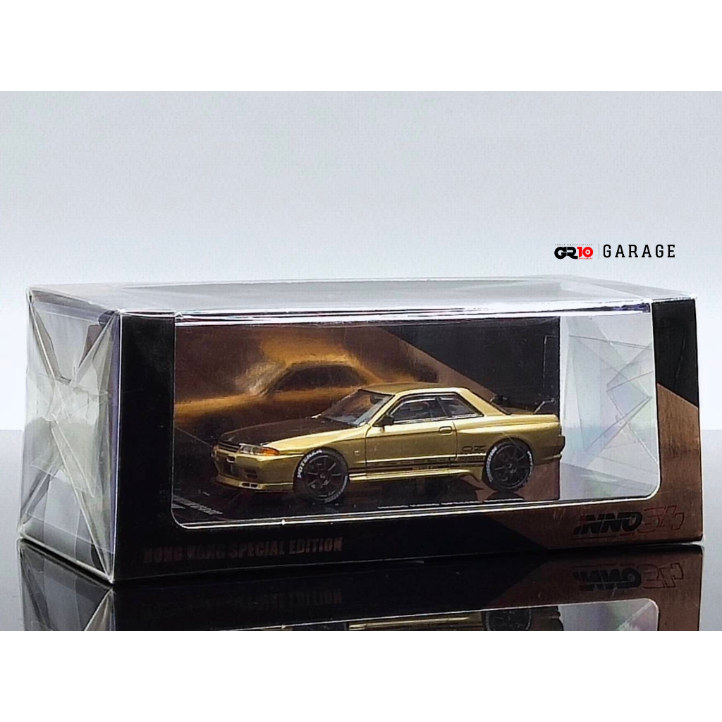 NISSAN SKYLINE GT-R R32 ROSE GOLD HONG KONG SPECIAL MODEL 1:64 (INNO64 ...