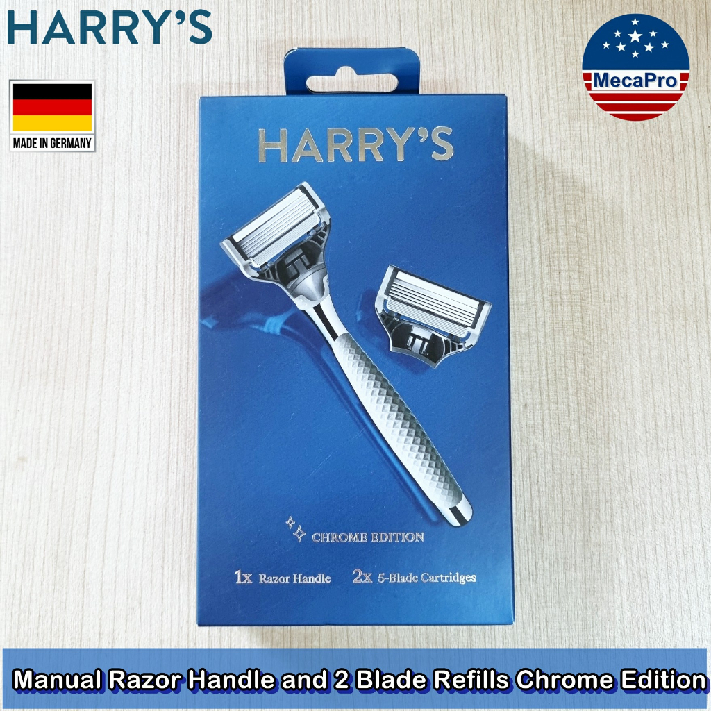 Harry's® Manual Razor Handle and 2 Blade Refills ชุดมีดโกน มีดโกนหนวด ...