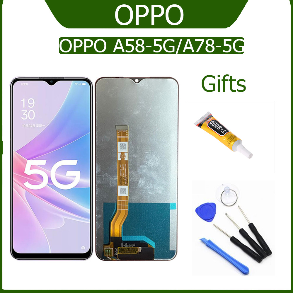 Lcd Oppo A58 5g A78 5gงานแท้ จอ ออปโป้ A58หน้าจอพร้อมทัชสกรีน แถมชุดไข