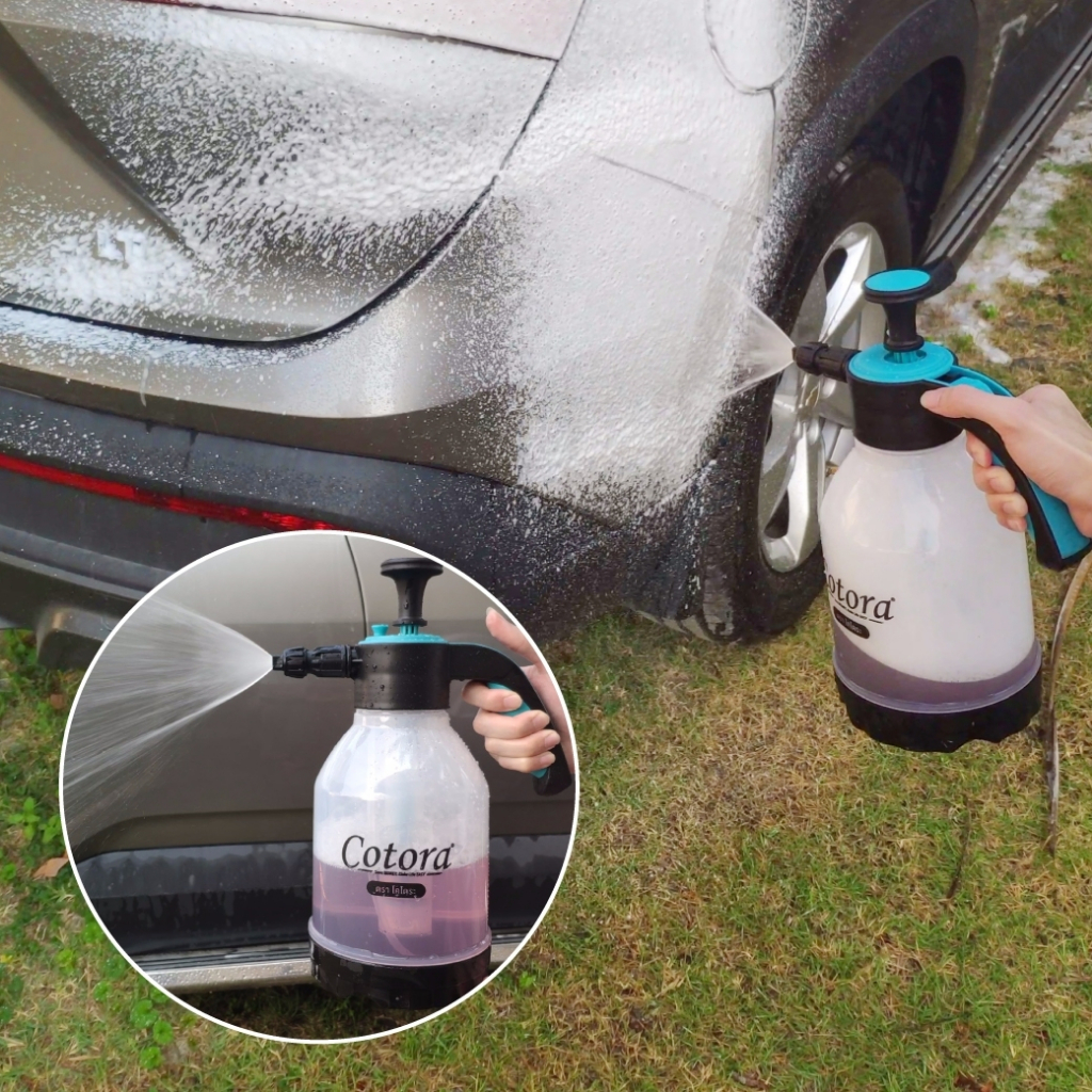 Cotora กระบอกฉีดน้ำ 3in1 [เปลี่ยนหัวได้ 3 แบบ] อันดับ1 เรื่องการล้างแอร์ พ่นยา ฟ้อกกี้ ถังฉีดน้ำ ...