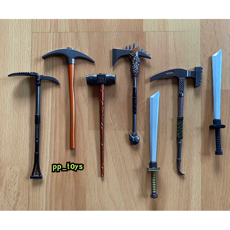 โมเดลอาวุธระยะประชิด 1:10 [melee weapons for 1:10 figure] สำหรับโมเดล ...