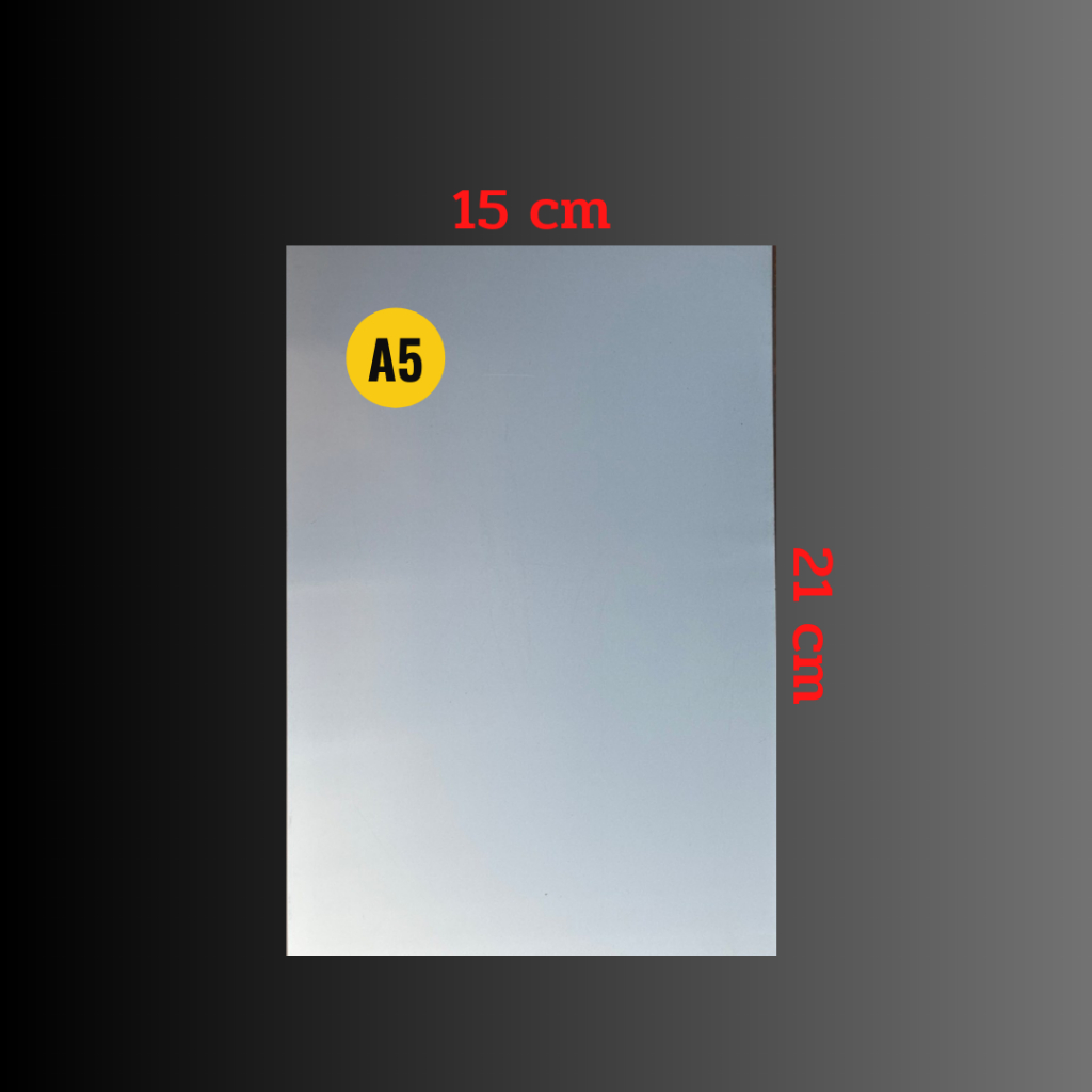 ป้ายเหล็ก แม่เหล็กดูดติด แผ่นเหล็กซิงค์ชุปกันสนิม หนา0.5-0.6mm ขนาด A3 /A4 /A5/ A6 | Shopee Thailand