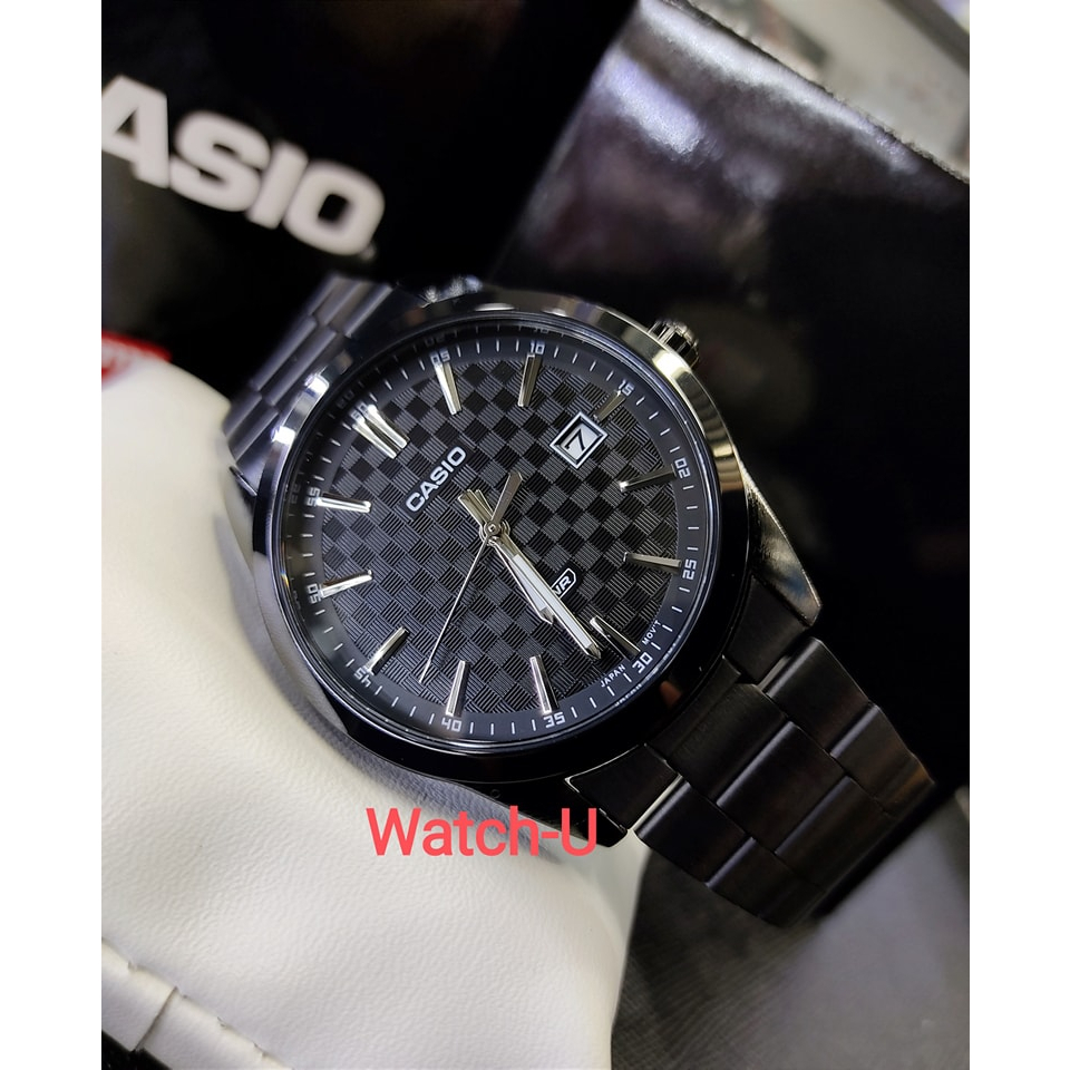 CASIO นาฬิกาข้อมือผู้ชาย สายแตนเลส MTP-VD03B รุ่น MTP-VD03B-1A / MTP ...