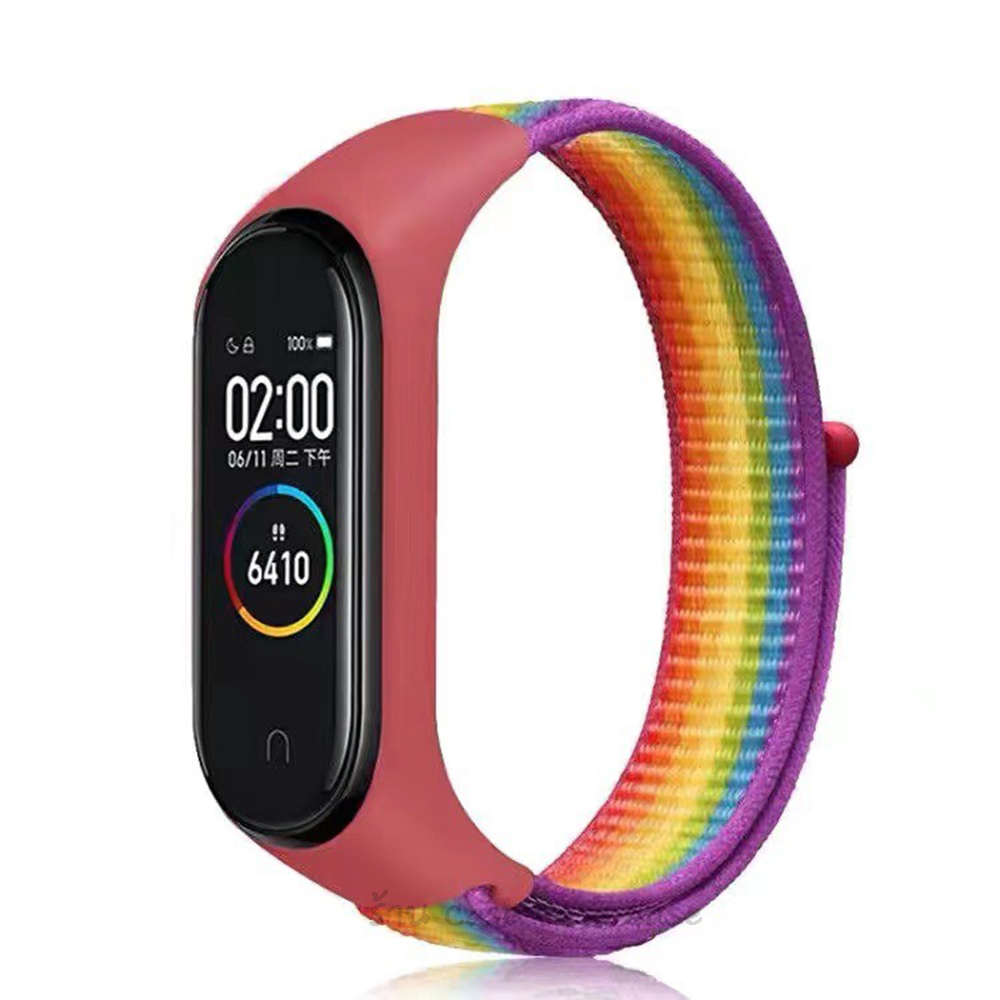 สาย Mi Band 7 6 5 4 3 สายผ้า ไนลอน สายนาฬิกา xiaomi band ส่งจากไทย | Shopee Thailand