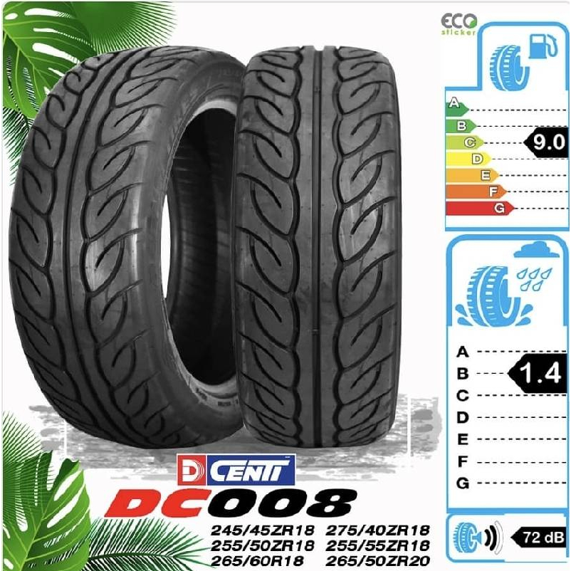 ยางนอกรถยนต์ DCENTI DC008 ขนาด 245/45R18 , 275/40R18 , 255/50R18 , 255 ...
