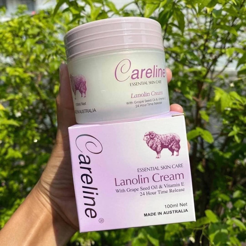 ครีมรกแกะ Careline Lanolin Cream 100ml. With Grape Seed Oil & Vitamin E ...