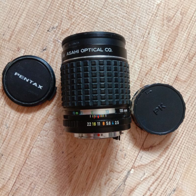 เลนส์ละลายหลัง เลนส์มือหมุน Pentax TaKumar (Bayonet) 135 mm/2.5 made in Taiwan | Shopee Thailand