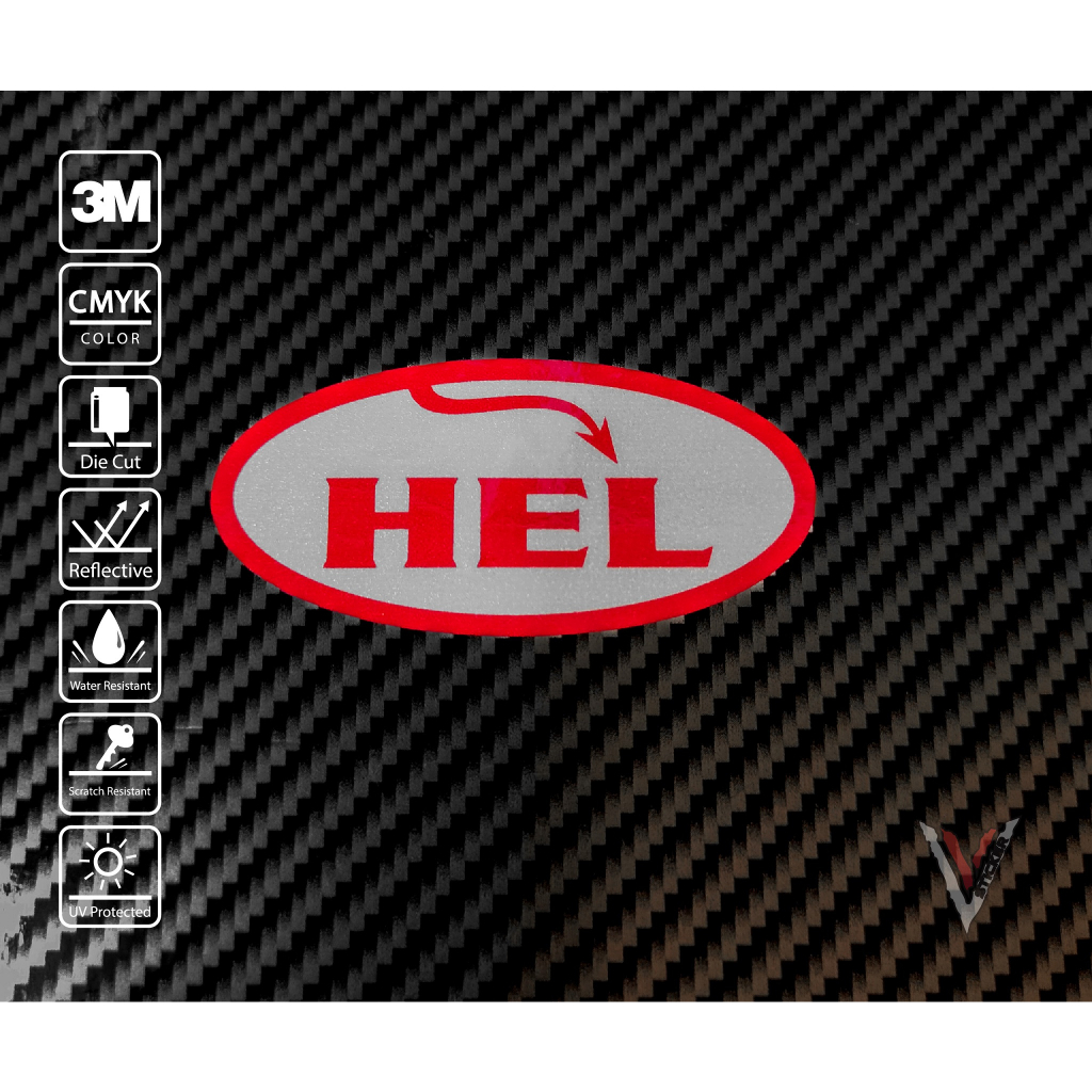 สติ๊กเกอร์ มอเตอร์ไซค์ Sticker HEL 234 | Shopee Thailand