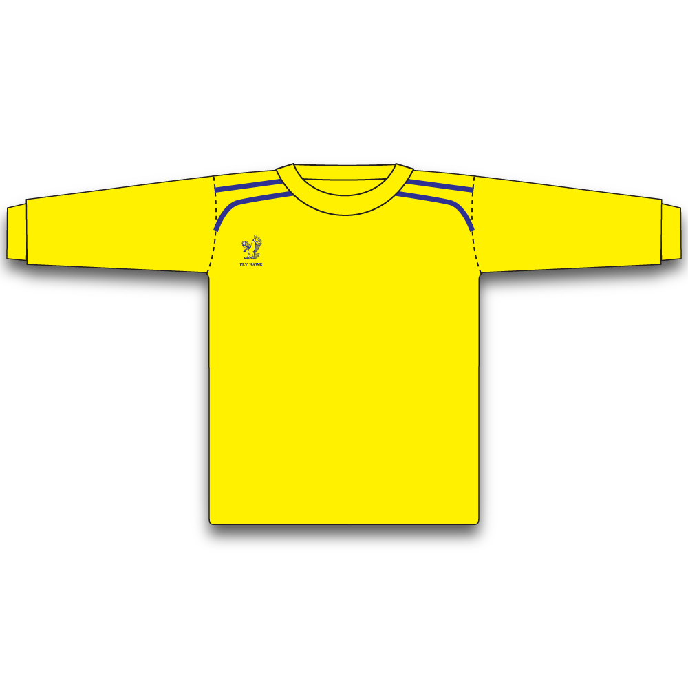 เสื้อฟุตบอลแขนยาว เสื้อฟุตบอลฟลายฮ็อค FLY HAWK รุ่น A972 ชุด 2 ของแท้ 100% | Shopee Thailand