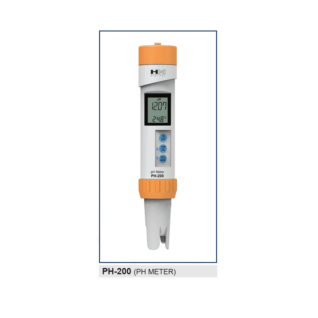 PH-200 Professional Waterproof pH/Temp Meter เครื่องวัดค่า กรดด่าง ใน ...