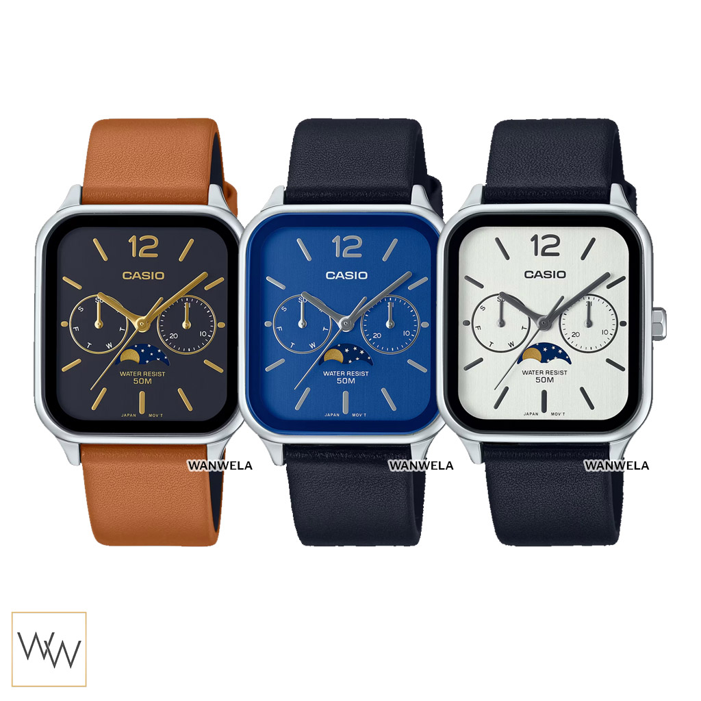 ของแท้ นาฬิกาข้อมือ Casio ผู้ชาย รุ่น MTP-M305 สายหนัง | Shopee Thailand