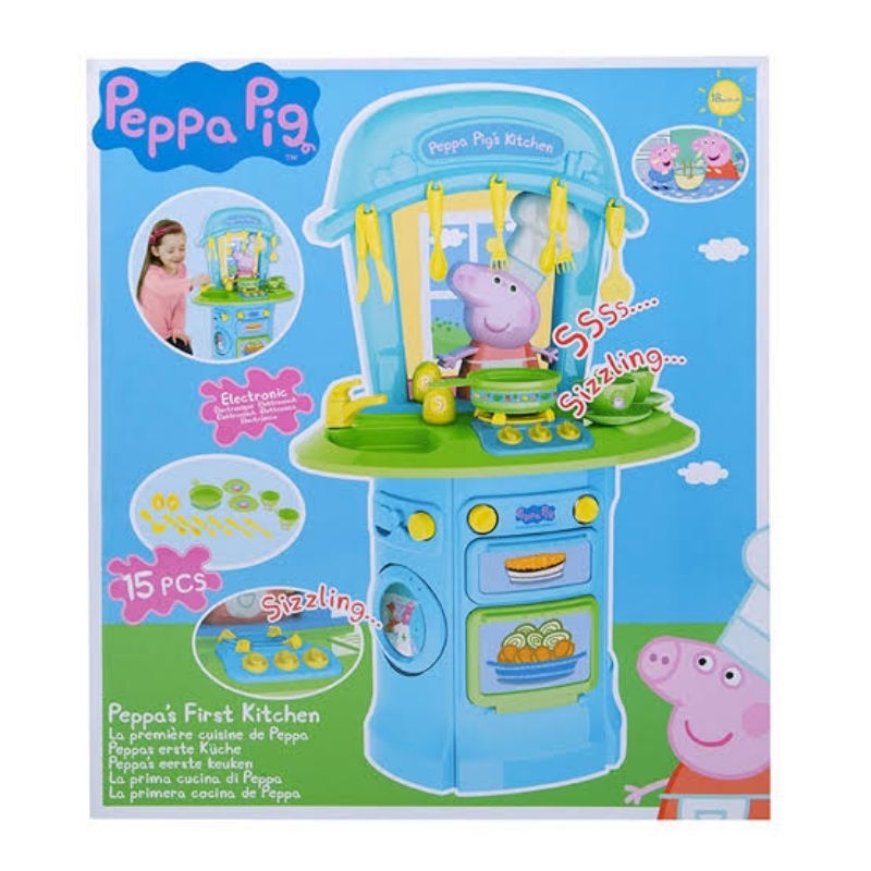 Peppa Pig Peppa's First Kitchen Play Set With Accessories Great ...