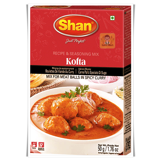 เครื่องเทศสำหรับทำ แกงโกฟต้า ยี่ห้อ Shan (50 กรัม) -- Shan – Kofta Mix ...