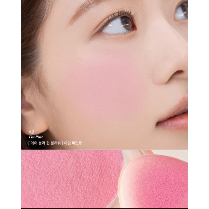 2ชิ้นแถมแปรง Clio Air blur whip blush มี7สี Sweet Pleasure edition ...