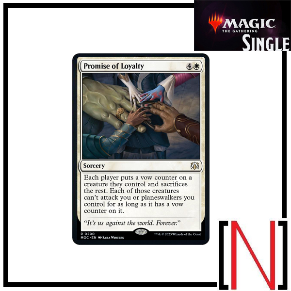 [MTG][Single][BLC] Promise of Loyalty ระดับ Rare [ภาษาอังกฤษ] | Shopee ...