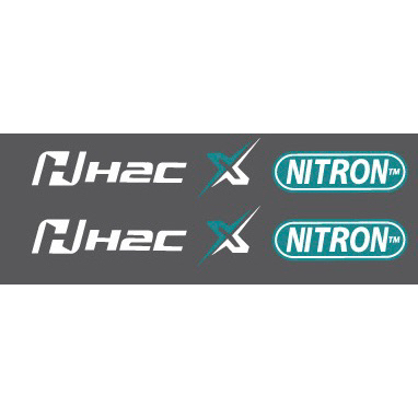 ตัวหนังสือแยกชุด Forza “H2C X NITRON” & Ohlins คู่ | Shopee Thailand