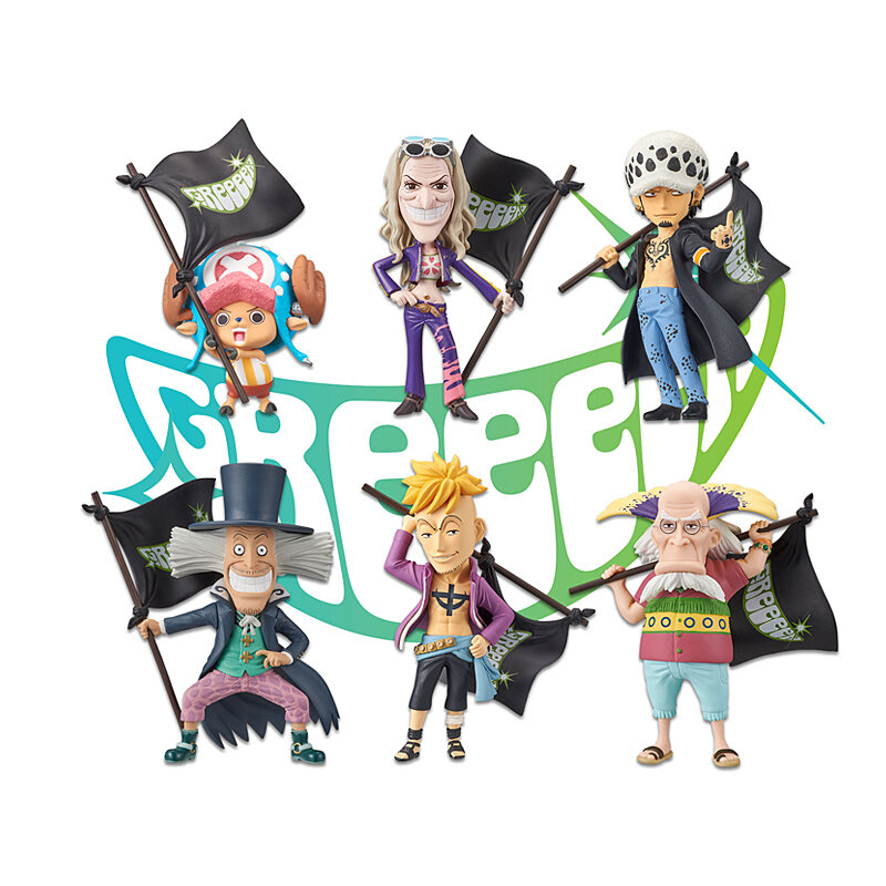 One Piece World Collectable Figure WCF one piece greeeen วันพีช ถือธง ...